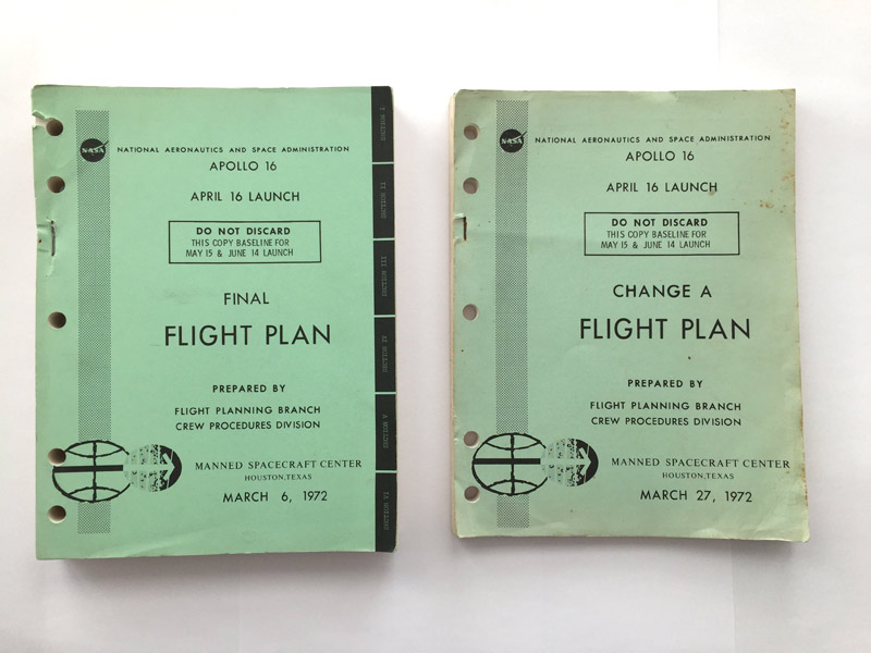 Apollo 16 Flight Plans NASA Publications