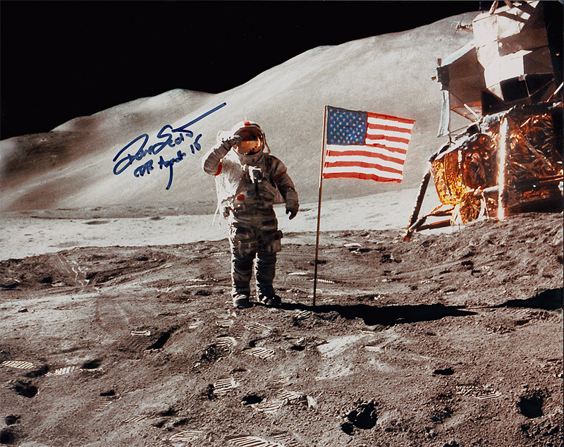 Apollo 15 Dave Scott Signed