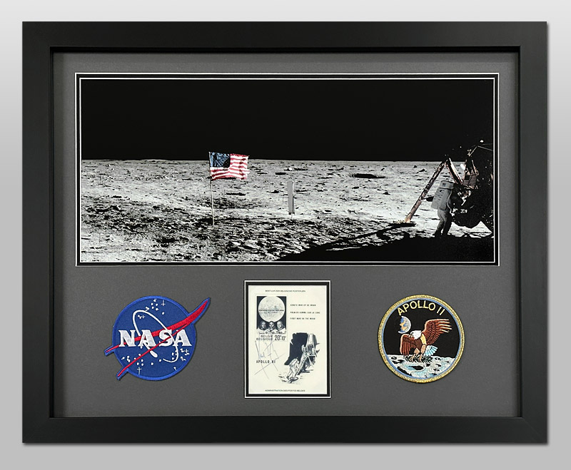 Apollo 11 Neil Armstrong framed autograph