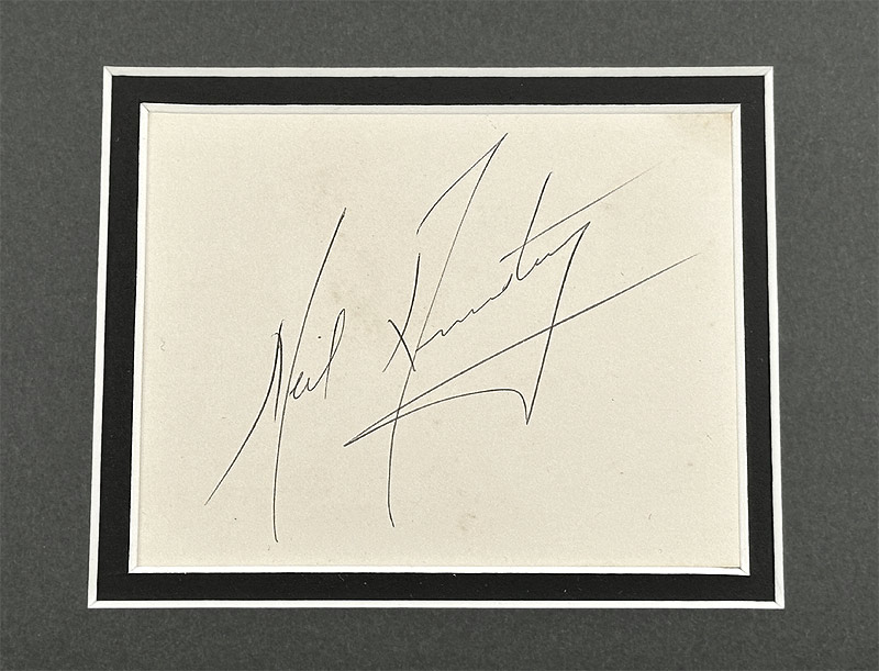 X-15 Neil Armstrong framed autograph