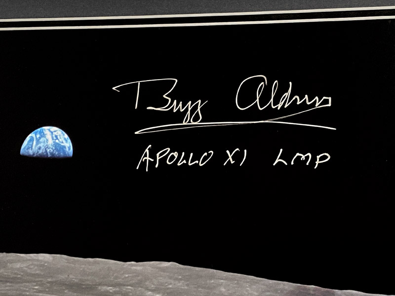 Apollo 11 Crew framed autographs