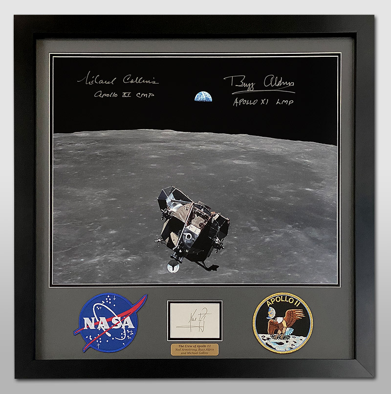 Apollo 11 Crew framed autographs