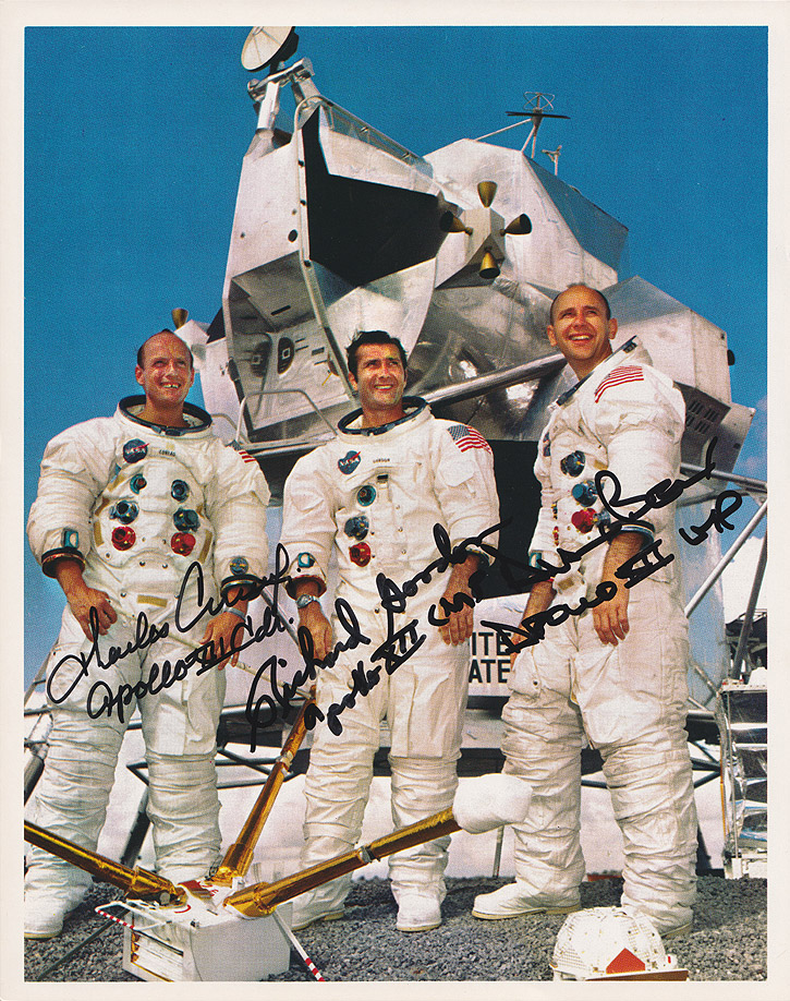 Apollo 12 Crew signed Litho